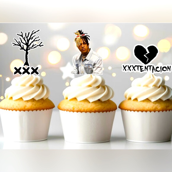 Party Supplies | Xxx Tentacion Rapper Cupcake Toppers Lot | Poshmark
